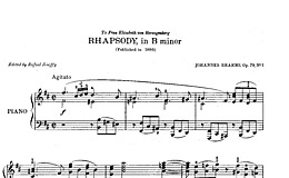 2 Rhapsodies No. 2 in G minor. - Piano - Sheet music - Cantorion - Free ...