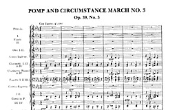 Pomp and Circumstance March No. 2 Full score - Orchestra - Sheet music ...