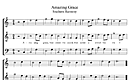 Amazing Grace Violin duet - Violin, Violin - Sheet music - Cantorion ...